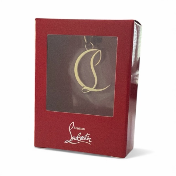 Christian Louboutin | Other | Christian Louboutin Gold Letter Charm ...